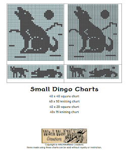 WitchWolfWeb Creations: Dingo Crochet and Knitting Charts