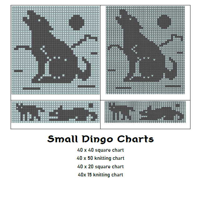 WitchWolfWeb Creations: Dingo Crochet and Knitting Charts