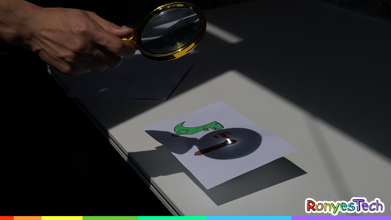 Burning up the Paper with a Magnifying Glass - Science Experiments for ...
