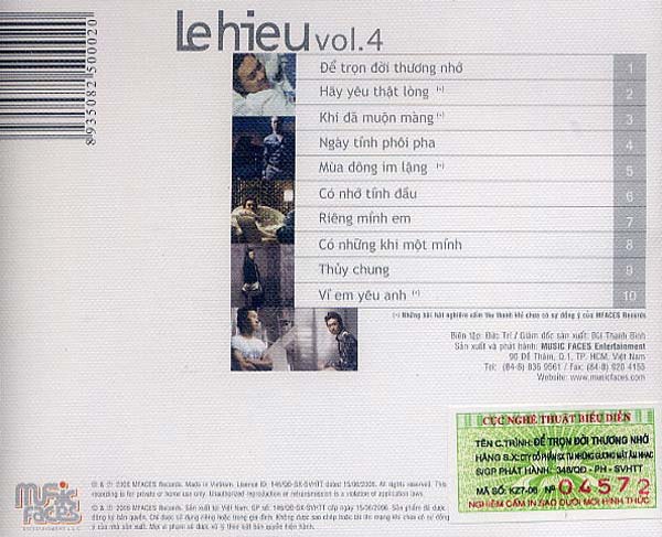 kho lưu trữ dữ liệu ctqhihihehe: Tổng Hợp Album Lê Hiếu lossless