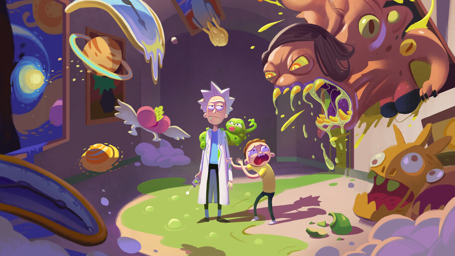 Rick and Morty, Aliens, 4K, #5.127 Wallpaper PC Desktop