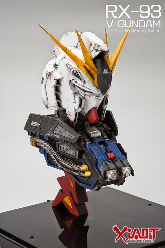 Custom Build: Magic Toys 1/35 RX-93 nu Gundam Head Display with LED