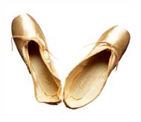 Antique Pointe Shoes: Gamba