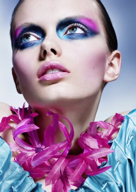 Make up fluo - En mode Cerise