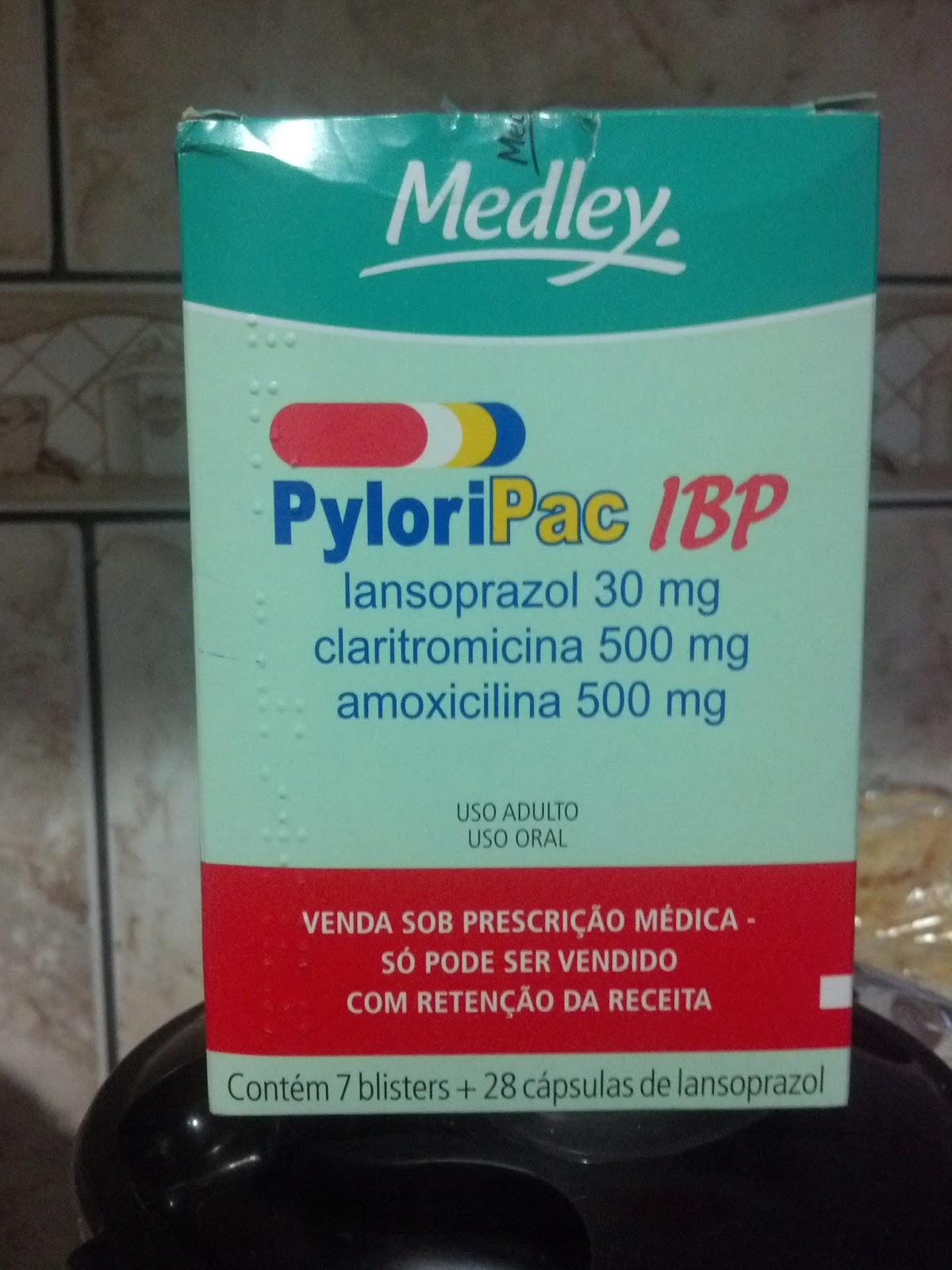 Diário da minha bariátrica - PRÉ E PÓS: PyloriPac IBP