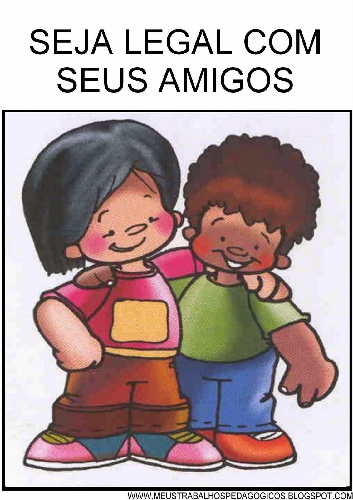 Educação Infantil: Plaquinhas de regras