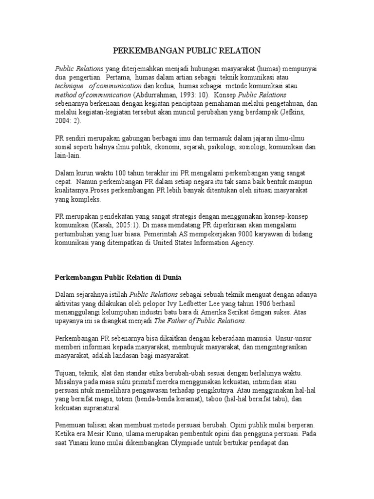 pengertian humas - wood scribd indo