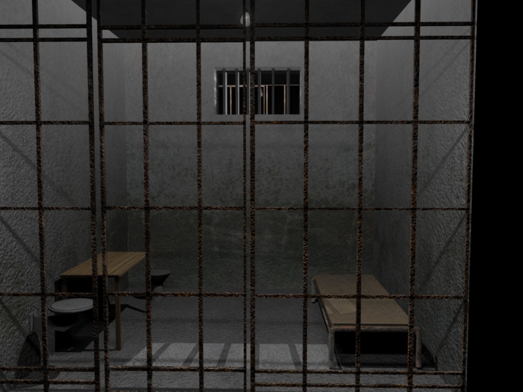 3d Art Space: Developing textures for jail cell (2)