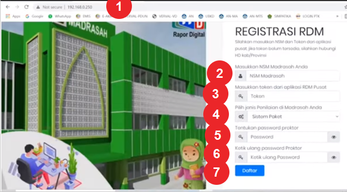 Cara Regitrasi dan Pengaturan Akun Proktor Rapor Digital Madrasah (RDM ...