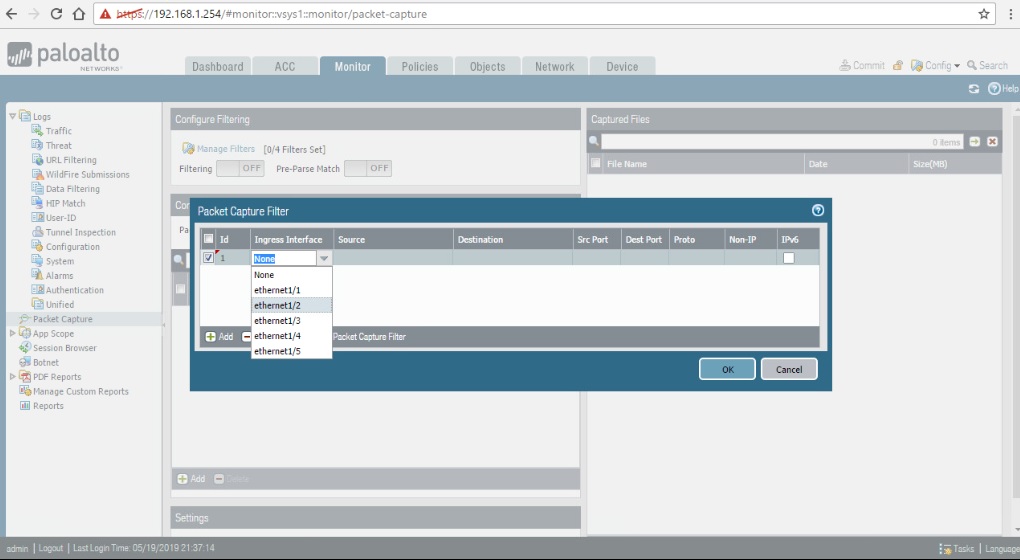 My Cybersecurity Journal: Palo Alto Networks Packet Capture and ...
