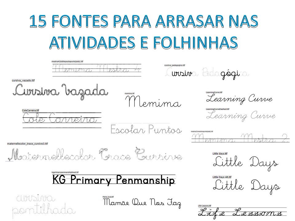 15 FONTES PARA PROFESSORES BAIXAREM (Parte 1)