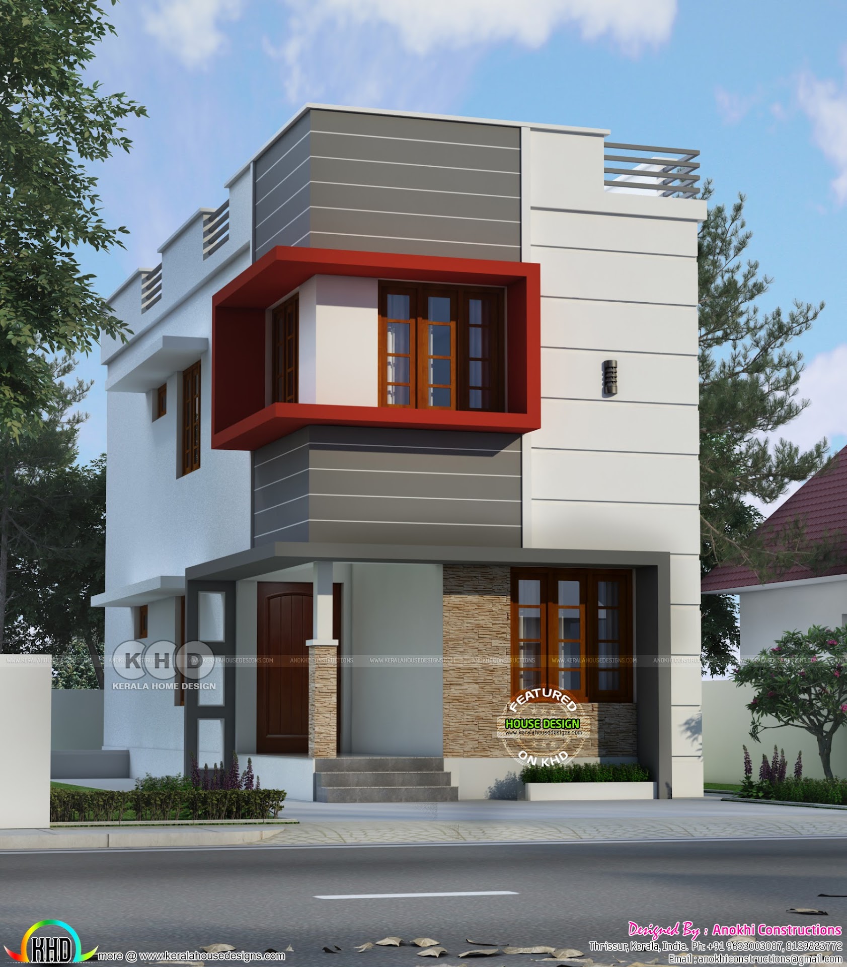 1200 Sq ft Budget Home In 2 Cent Plot Kerala Home Design And Floor