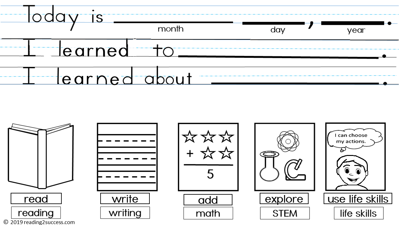 Reading2success: Great Way to Introduce Journal Writing - 4 Weeks of ...