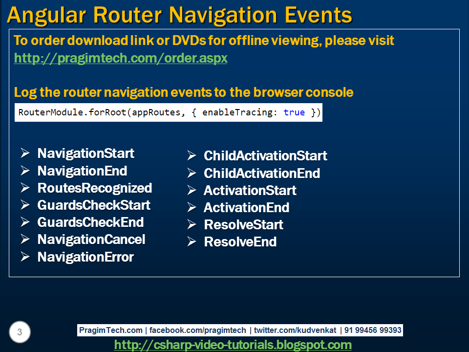 Sql server, .net and c# video tutorial: Angular router navigation ...
