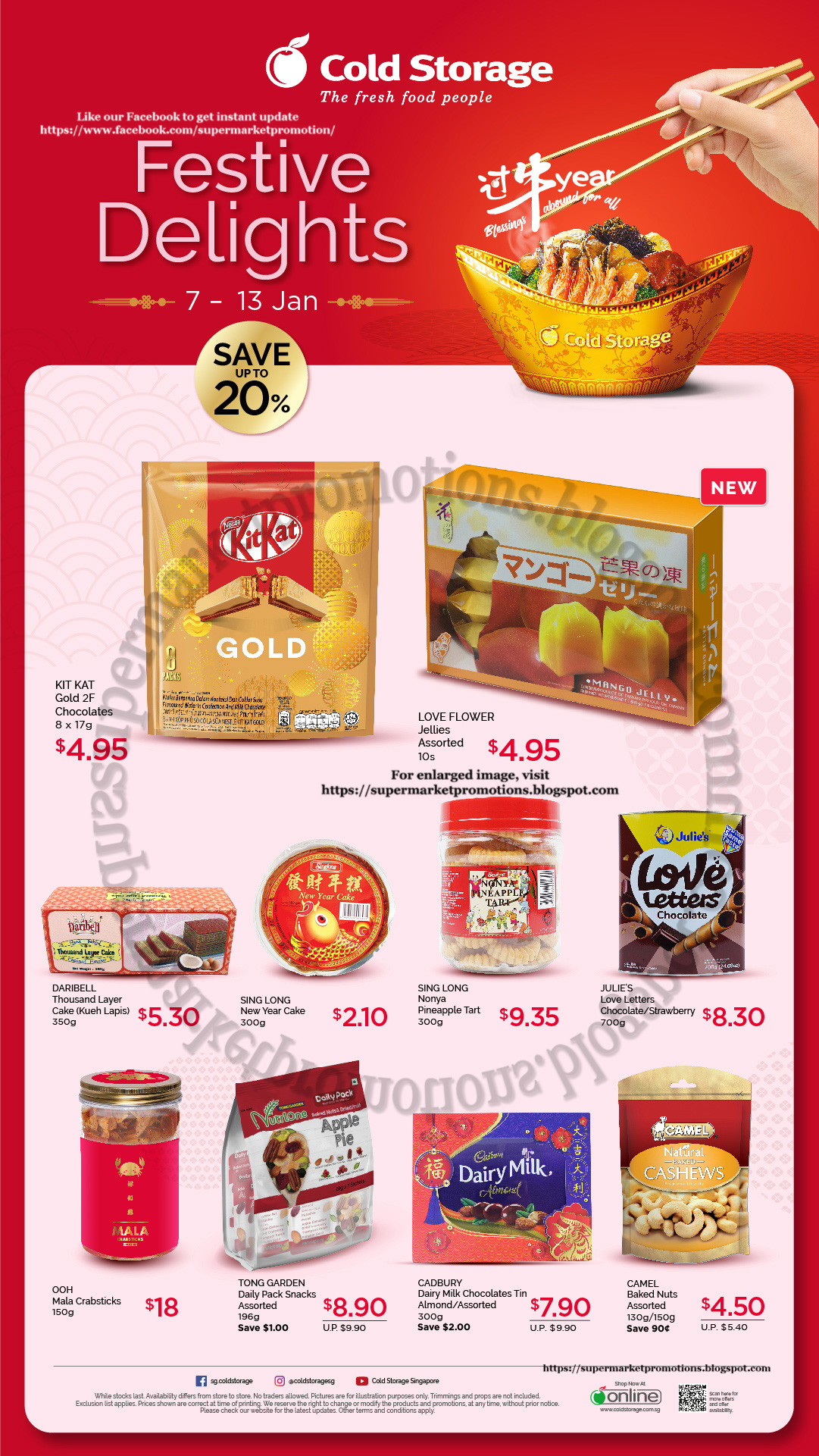 Cold Storage Festive Delights Promotion 07 - 13 January 2021 ...