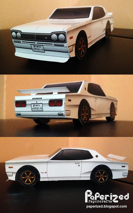 Nissan Skyline GT-R KPGC10 (Hakosuka) Paperized | Paperized Crafts