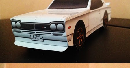 Nissan Skyline GT-R KPGC10 (Hakosuka) Paperized | Paperized Crafts