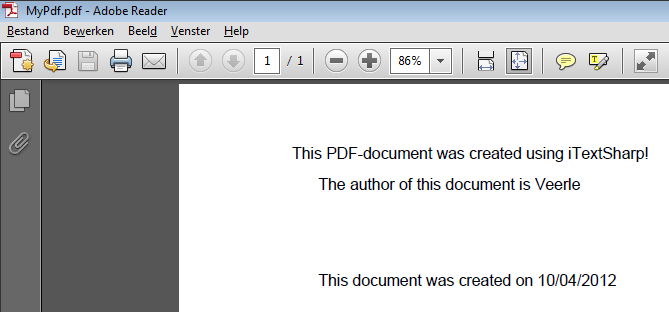Export To Pdf Using Itextsharp Basic Tutorial