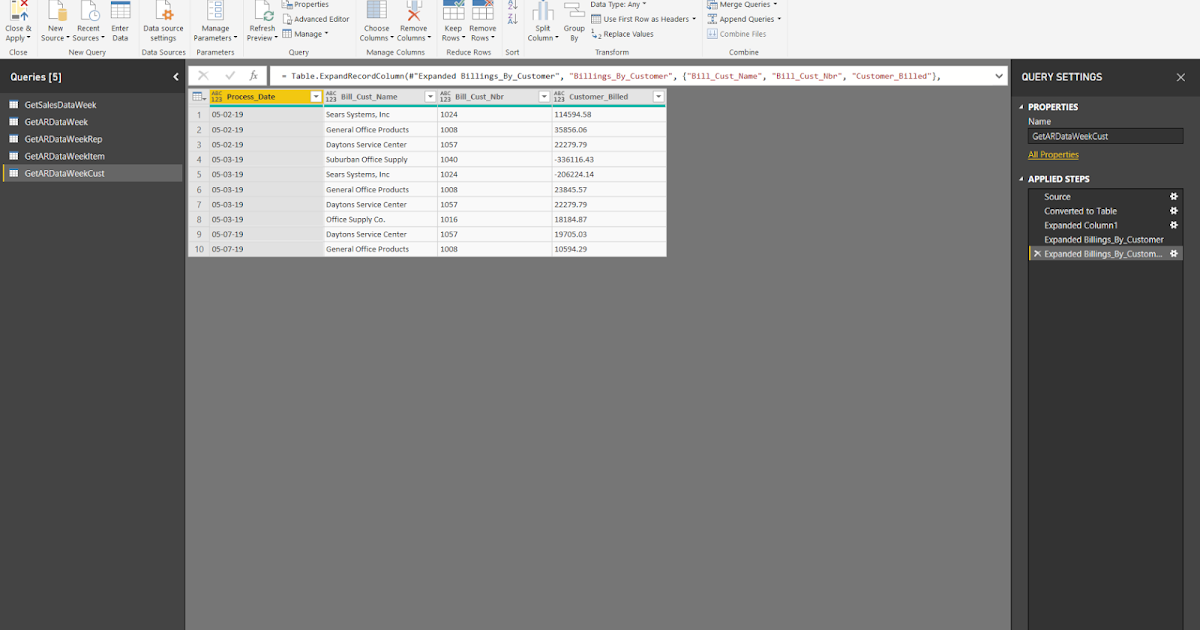 Manage 2000 Developments: Power Query Access to Manage 2000 Data