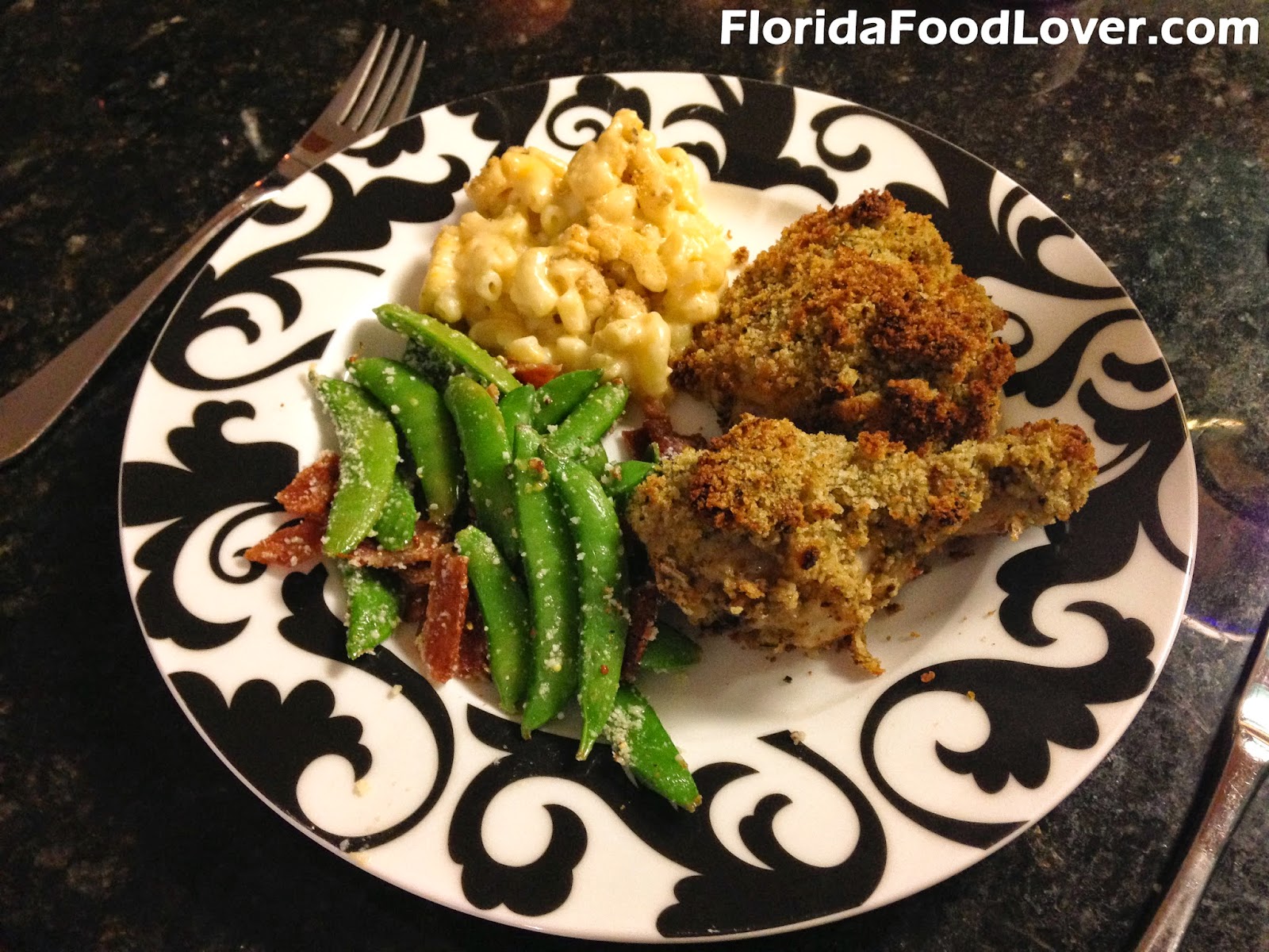 Florida Food Lover: Bacon Parmesan Snap Peas