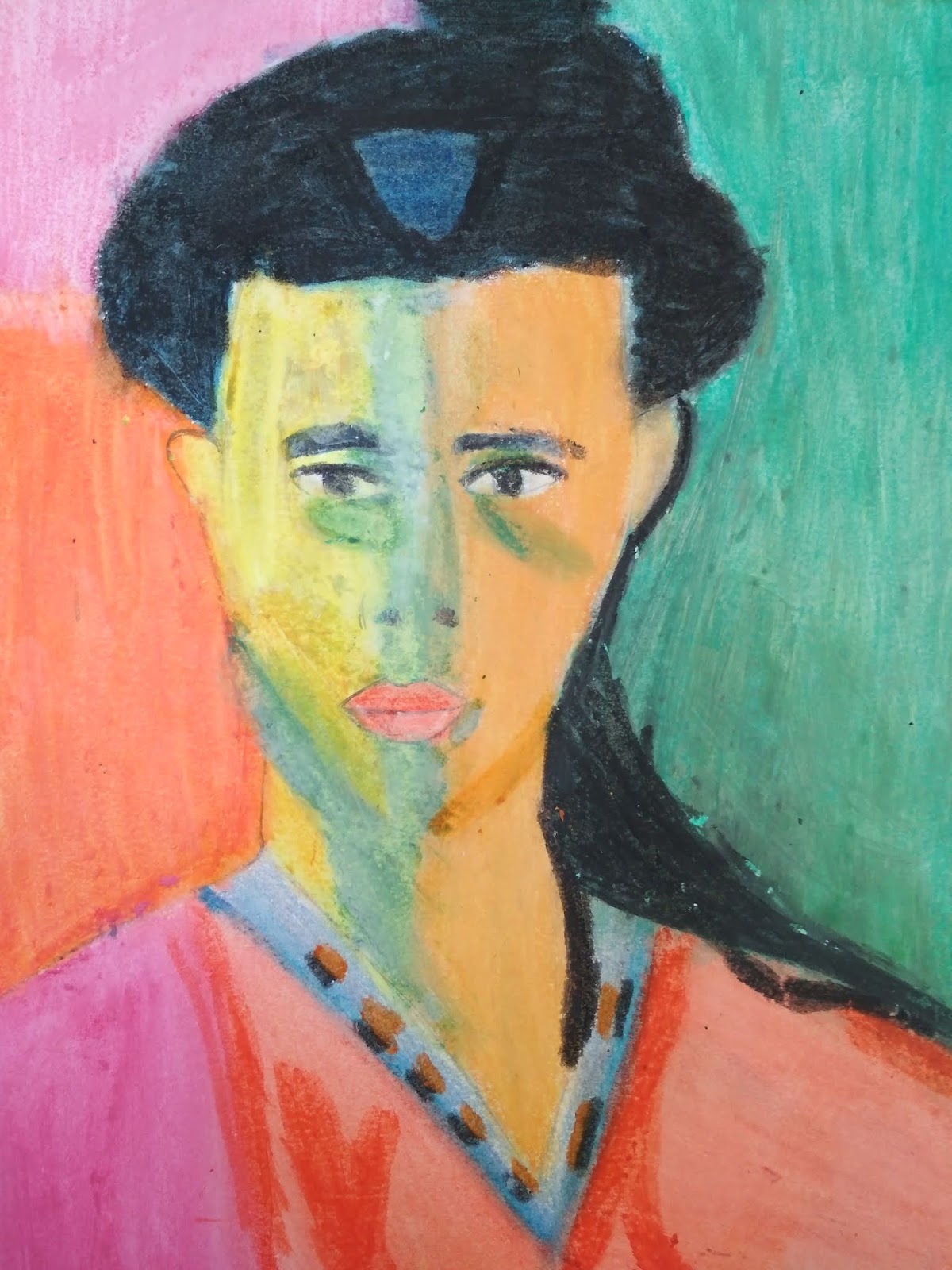 ¡Manualidades del Colegio El Salvador!: La raya verde de Matisse