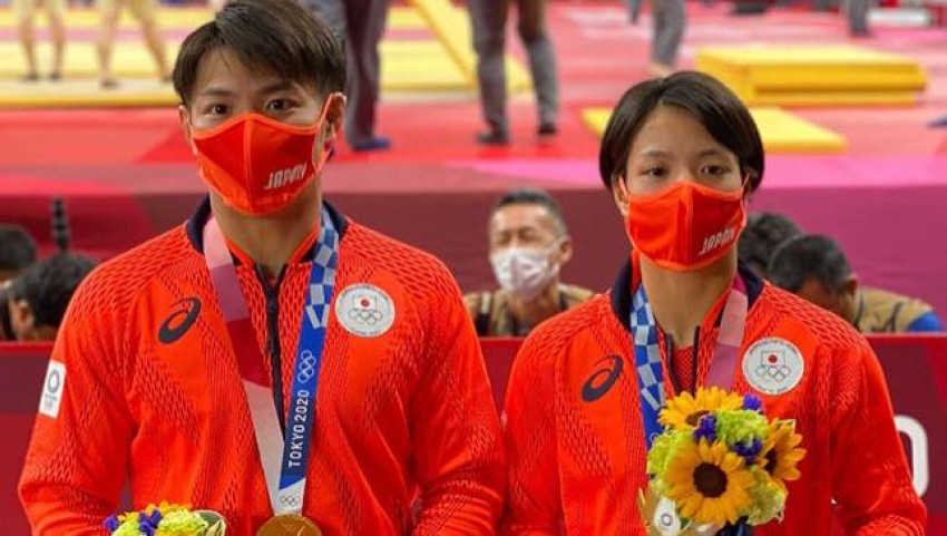 Hifumi Abe and his sister Ota Abe win gold at the 2020 Tokyo Olympics