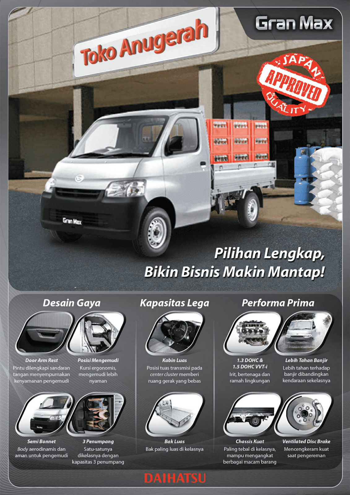 GRAN MAX PICKUP - ASTRA SAHABAT DAIHATSU