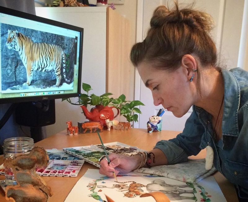 El Hurgador [Arte en la Red]: Laura Ball [Acuarelas / Watercolors]