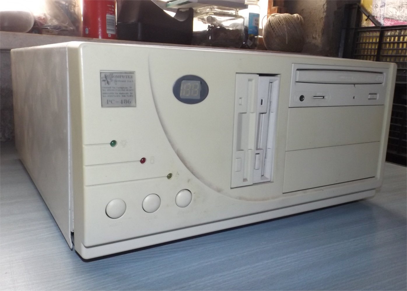 Riparazione Retrocomputer: Recupero Retrocomputer PC Intel 486