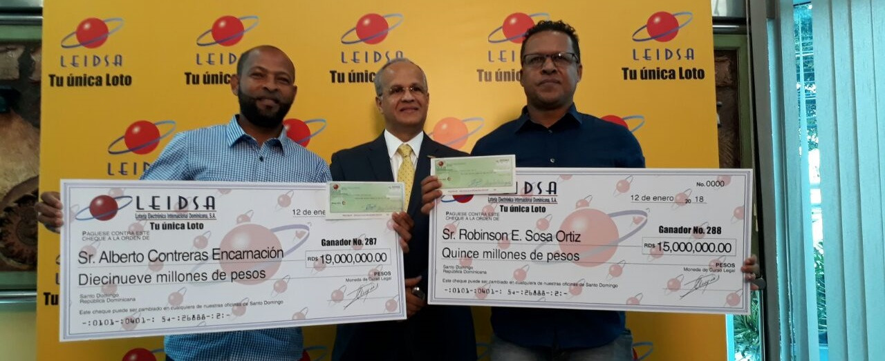 NACIONAL: Ebanista y profesor ganan RD$34 millones en Loto de Leidsa ...