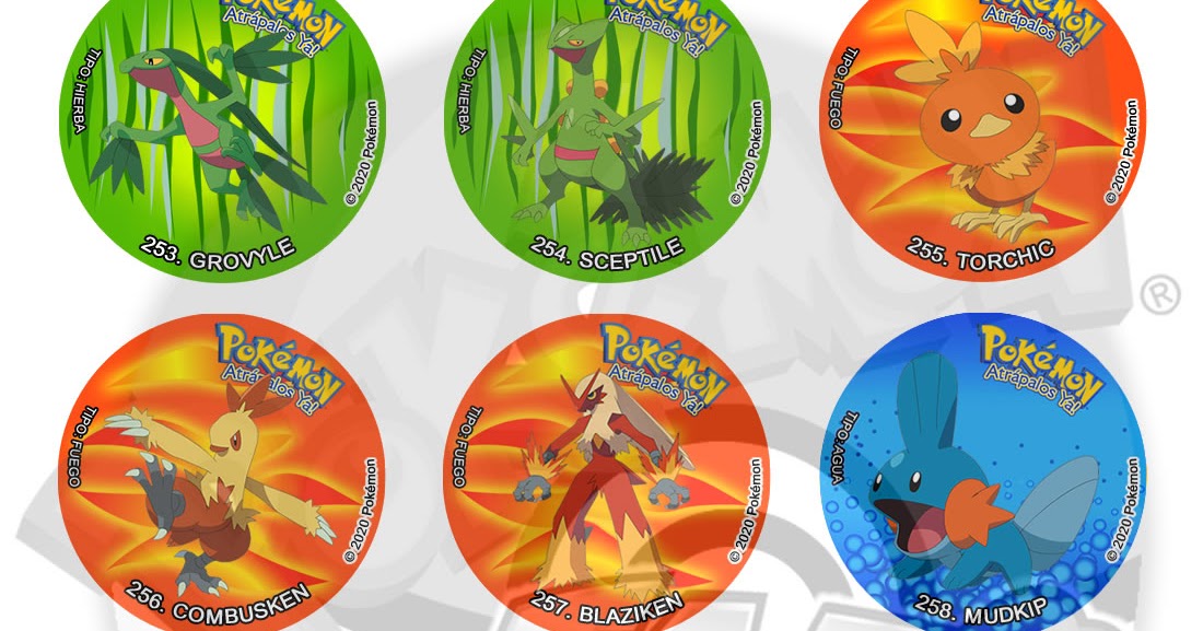 Tazos Pokemon: POKEMONTAZOS: 253 AL 264