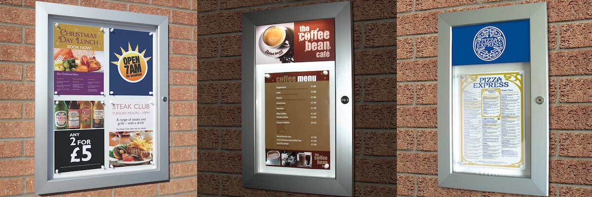 Why Do So Many Restaurant Chains Use Menu Display Cases?