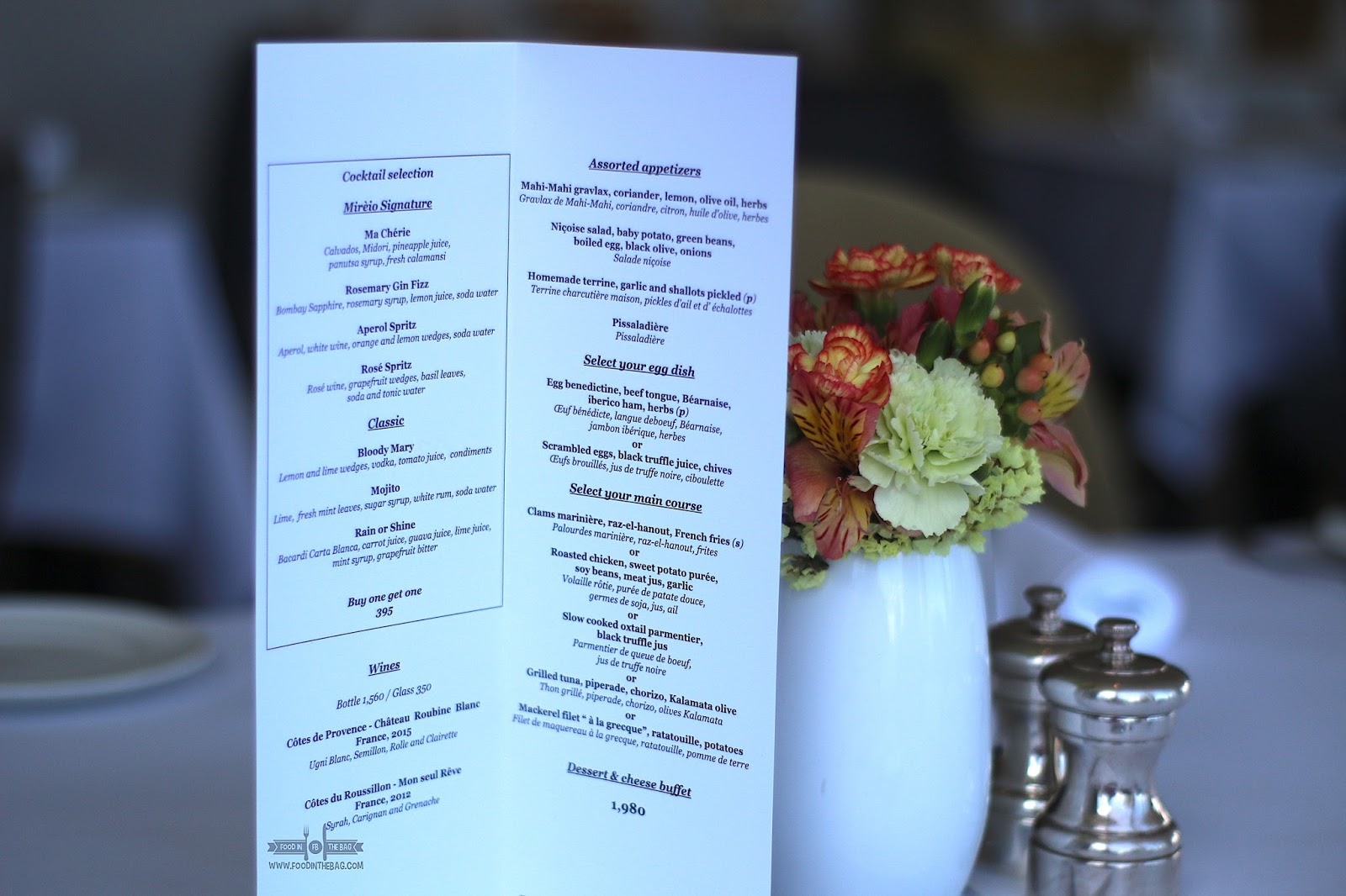 MIREIO in RAFFLES MAKATI: WEEKEND BRUNCH BUFFET | Food In The Bag