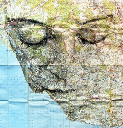 Design Stack: A Blog about Art, Design and Architecture: Map Portraits