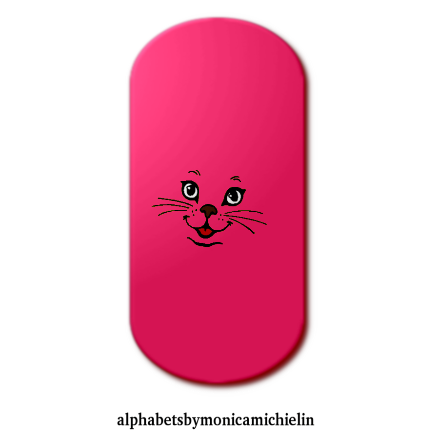 M. Michielin Alphabets: PINK CAT, KITTEN ALPHABET LETTER, NUMBER PNG ...