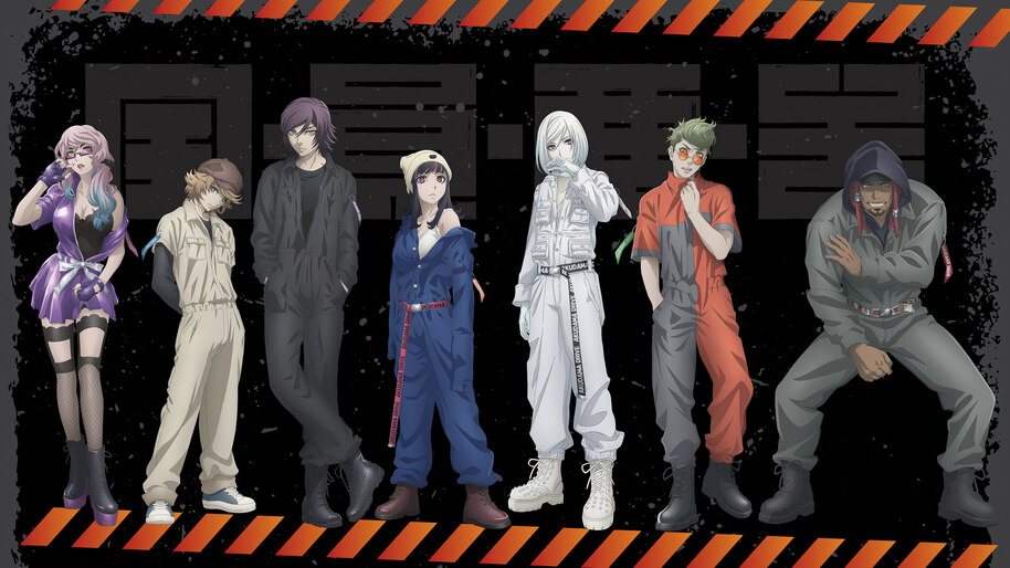 #8.2079, Akudama Drive, Anime, Characters, 4K Wallpaper iPhone Phone