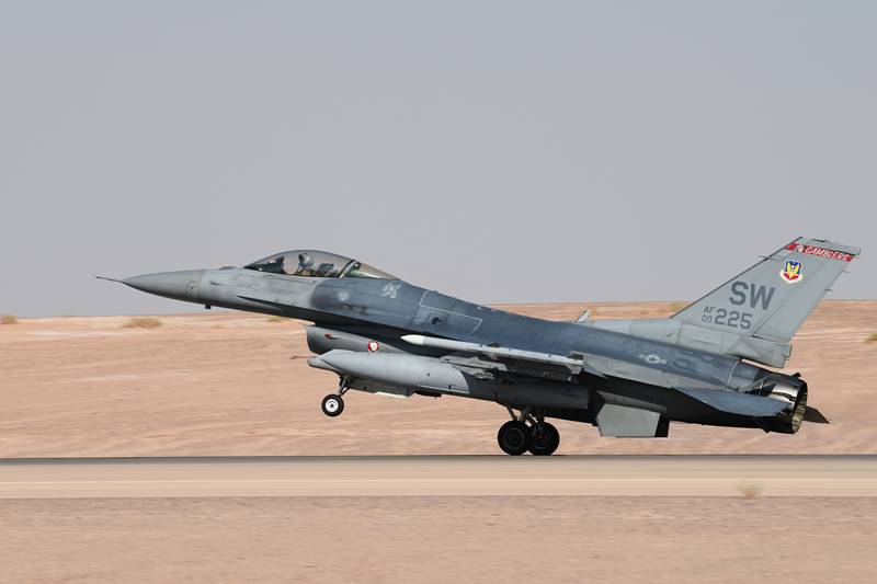 USAF deploys F-16 fighters to Saudi Arabia to strengthen air defense, airstrike capabilities in ...