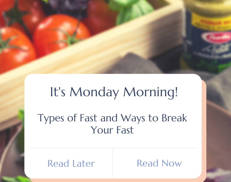Mysses Lafunky's Faith Blog: Types of Fast and Ways to Break Your Fast