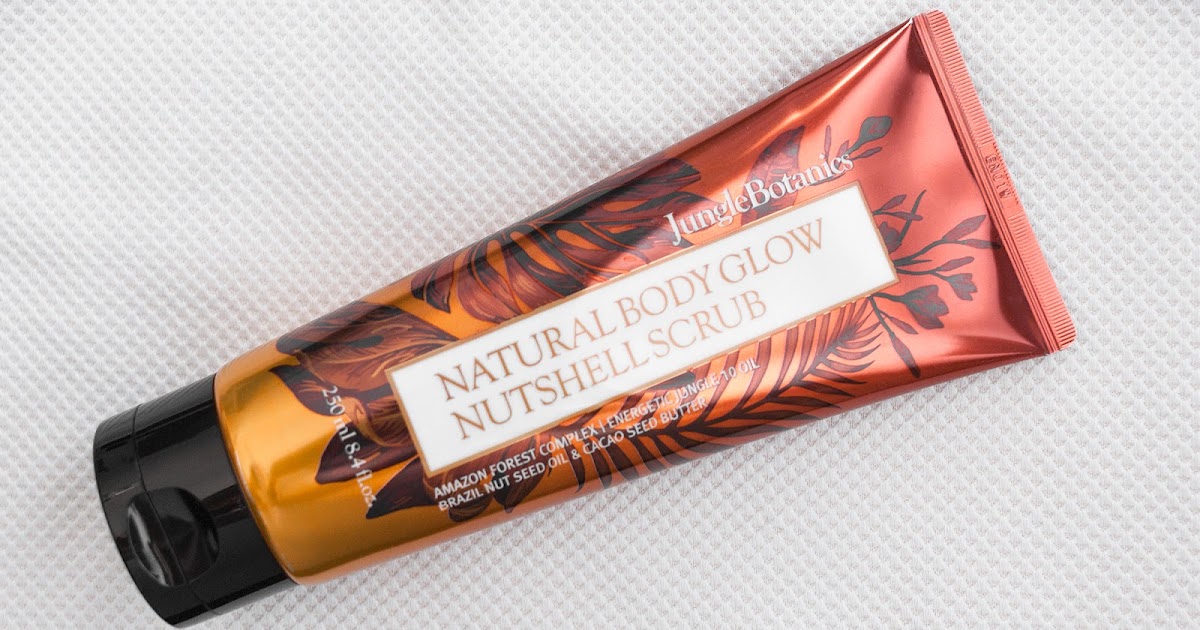 Jungle Botanics Natural Body Glow Nutshell Scrub | lavenderlilac dream