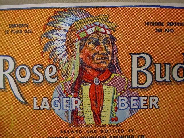 MemoriesandMiscellany: Native Americans Advertising Beer