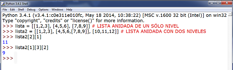 APRENDER A PROGRAMAR CON PYTHON: LISTAS II