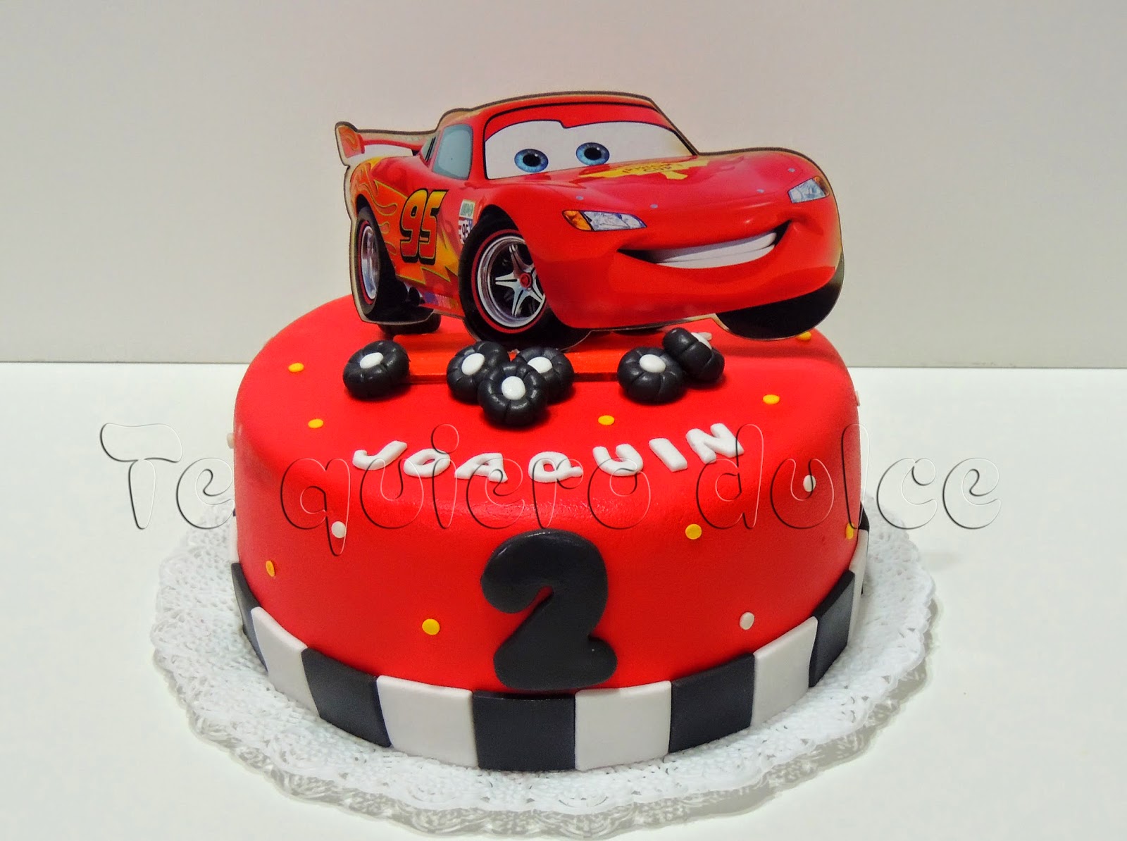 ♥TE QUIERO DULCE♥: Torta de Cars