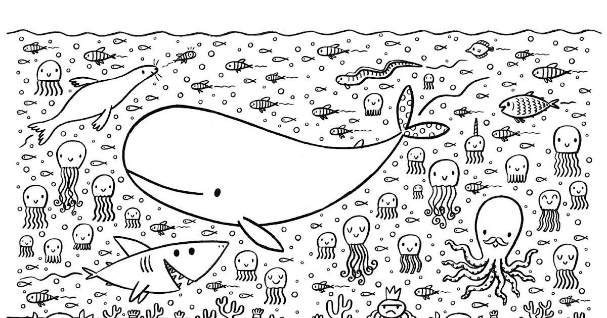 Ben Clanton's Squiggles and Scribbles: Coloring Pages!