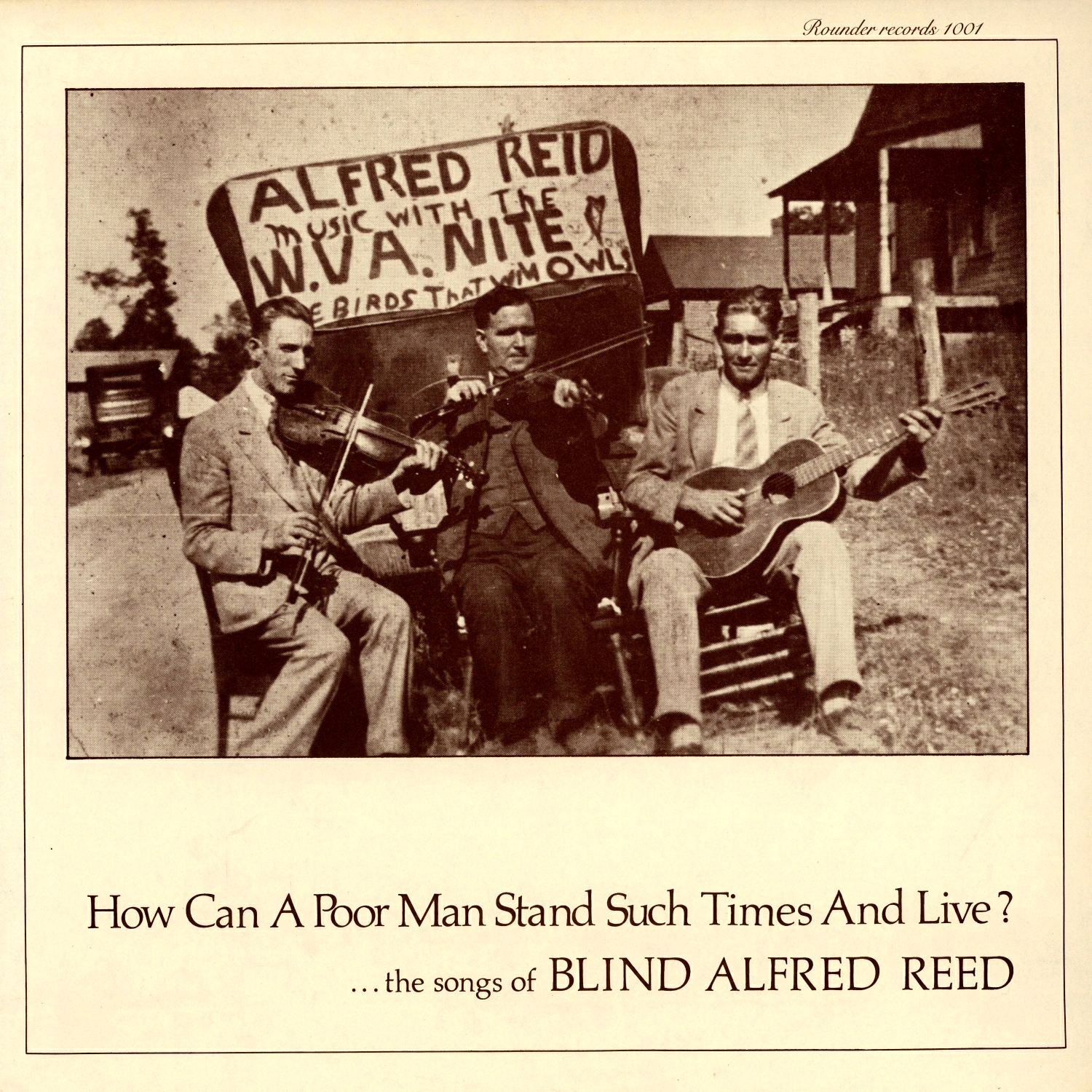 Glenn's Country Music Cabinet: Blind Alfred Reed ~ How Can a Poor Man ...