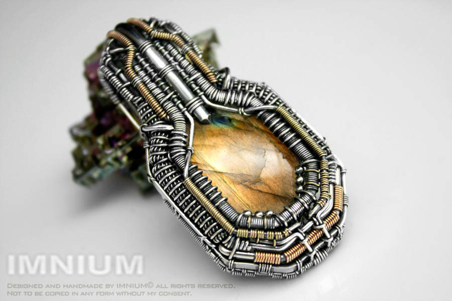 Complex Wire Woven Jewelry and Tutorials by Imnium Tutorials / The ...