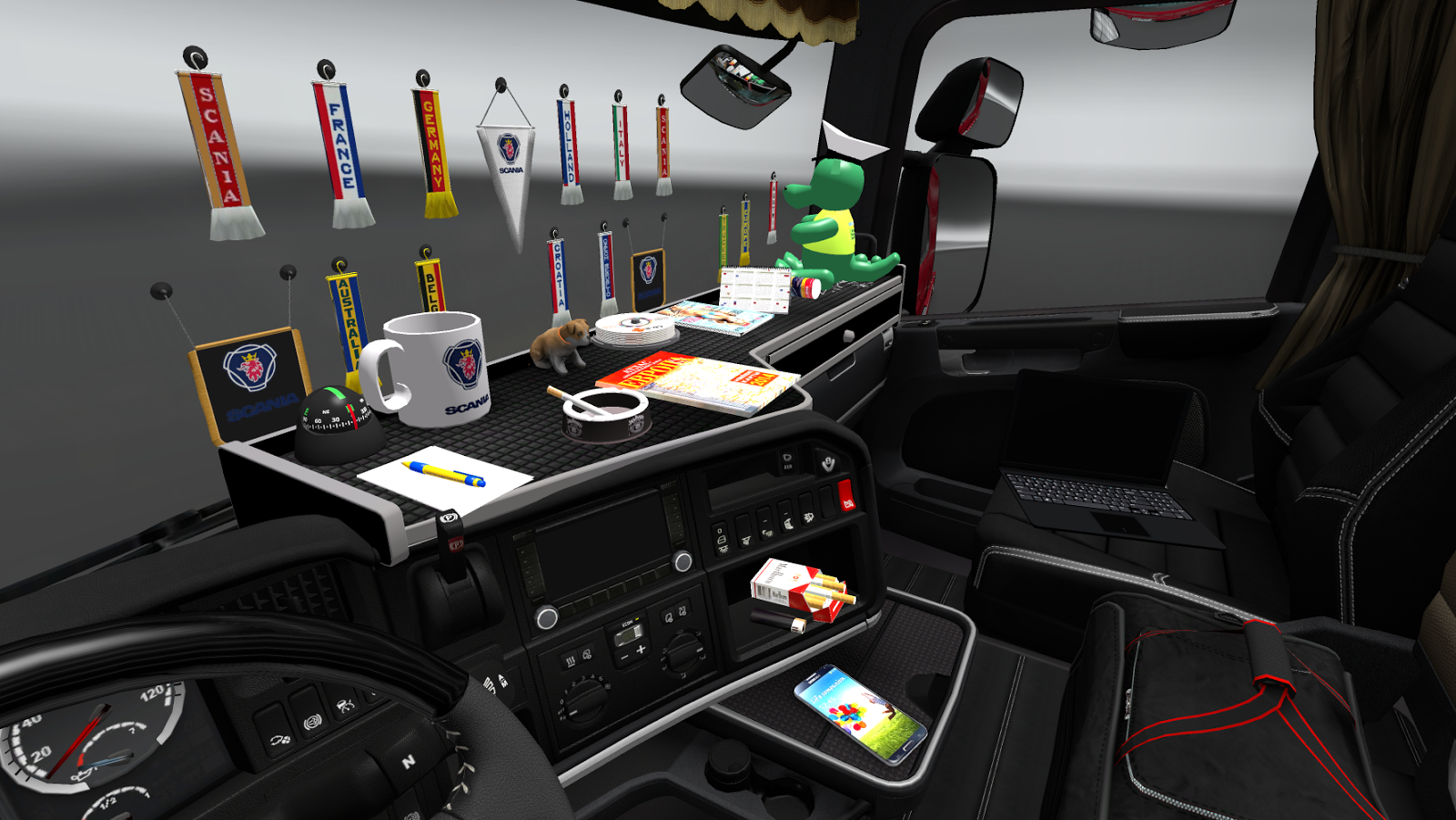 Complementos para (Cabin accessories DLC) Version 3.6 - ETS 2 Mundo Mod