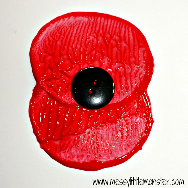 Remembrance Day Poppy Craft - Messy Little Monster