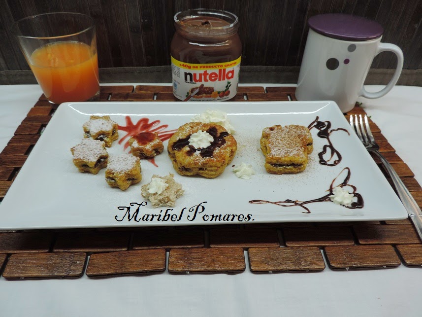 COCINANDO CON MARIBEL: Pan francés con nutella.