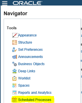 Oracle Application's Blog: SQL Query to get scheduled process details ...