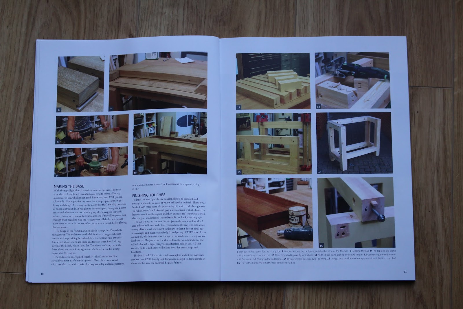 David Barron Furniture: Scandinavian Work Bench Article in Woodworking ...